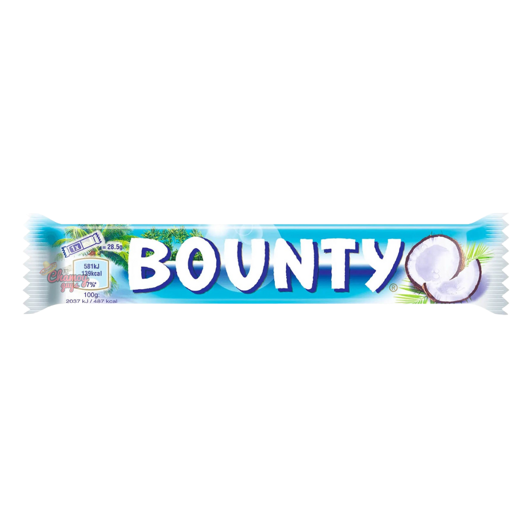 Bounty Coconut & Milk Chocolate Snack Bar Duo 57g x 24 – Chamoy Guys Uk