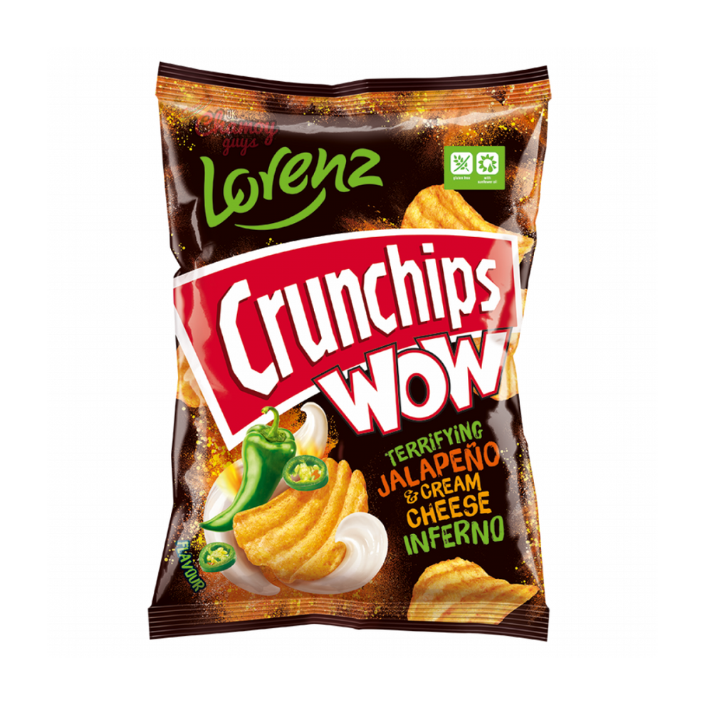 Crunchips Jalapeño – Spicy Jalapeño Potato Chips 110g – Chamoy Guys Uk