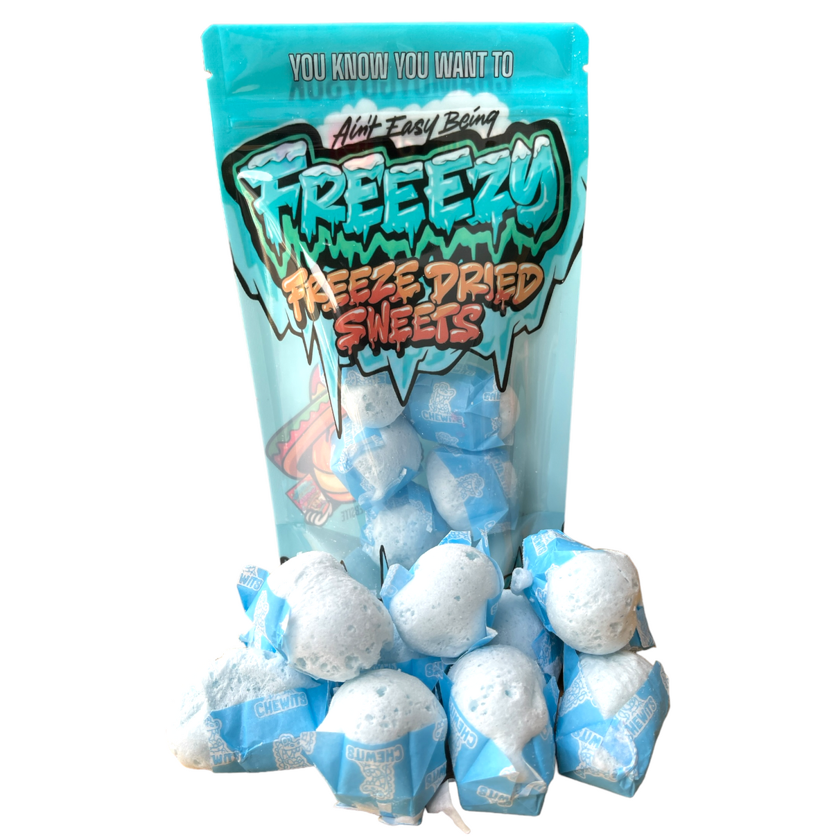 Freeze Dried Blue Raspberry Bites – Chamoy Guys Uk