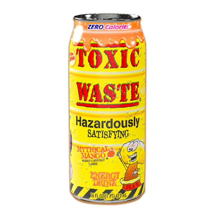 Toxic Waste Mythical Mango Energy Drink 473ml – Chamoy Guys Uk
