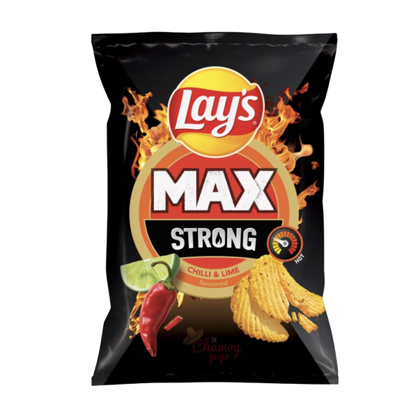 Lay’s Max Strong – Chilli & Lime 120g – Chamoy Guys Uk